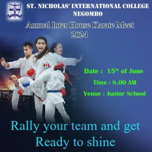 Inter House Karate Meet 2024 – St. Nicholas' International College, Negombo